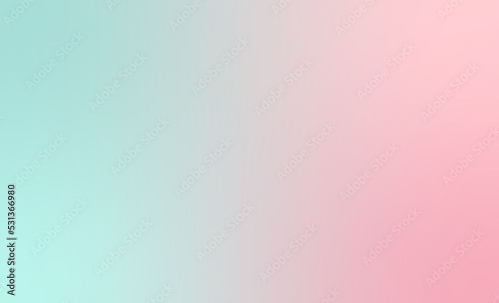 Minimal teal pink gradient banner background template. Pastel color ...