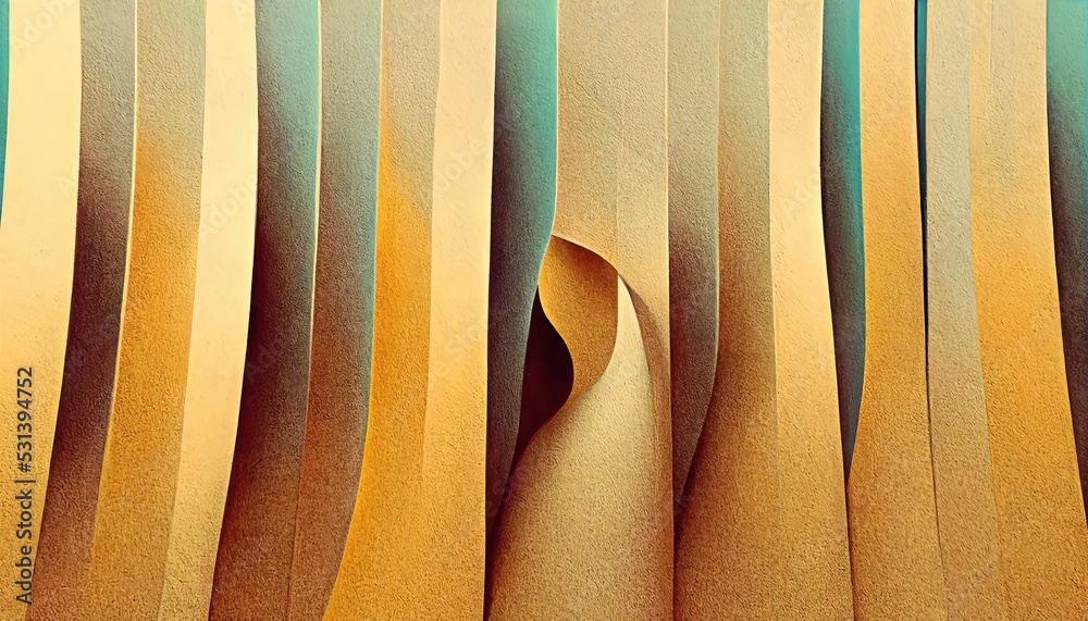 Background design that looks like several layers of rolled up old paper ...