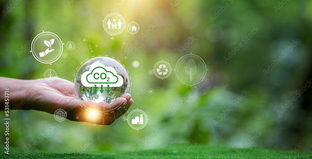 Developing sustainable CO2 concepts and low reduce CO2 emissions and ...