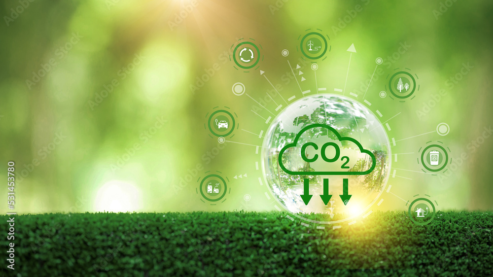 Developing sustainable CO2 concepts and Reduce CO2 emissions and carbon footprint to limit ...
