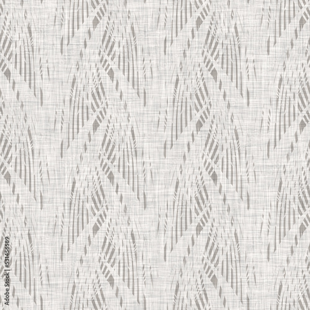 French grey irregular mottled linen seamless pattern. Tonal country ...