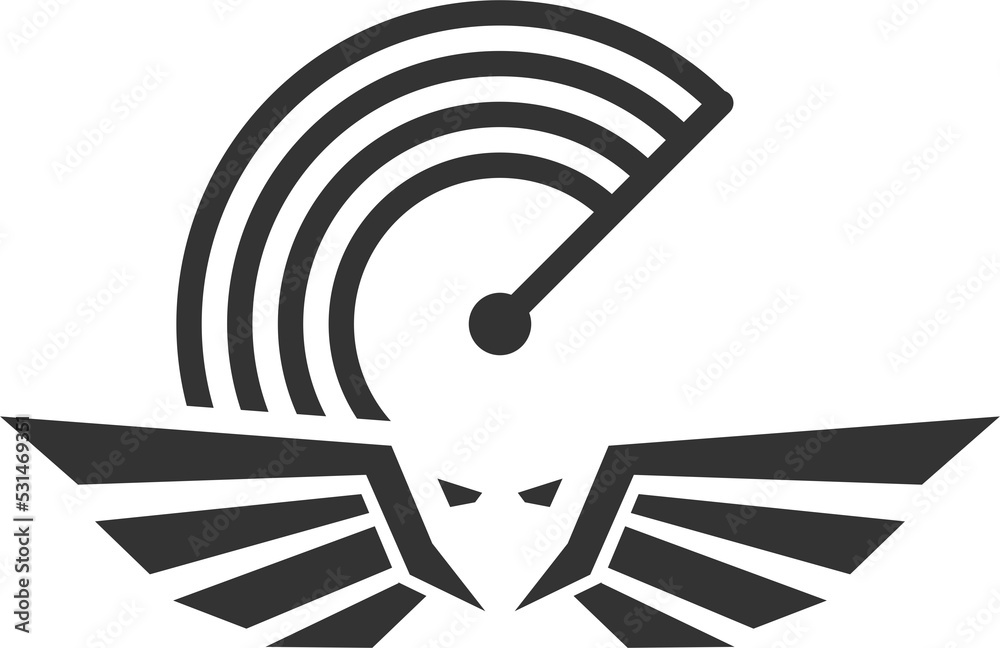 flight radar logo and icon Stock Illustration | Adobe Stock