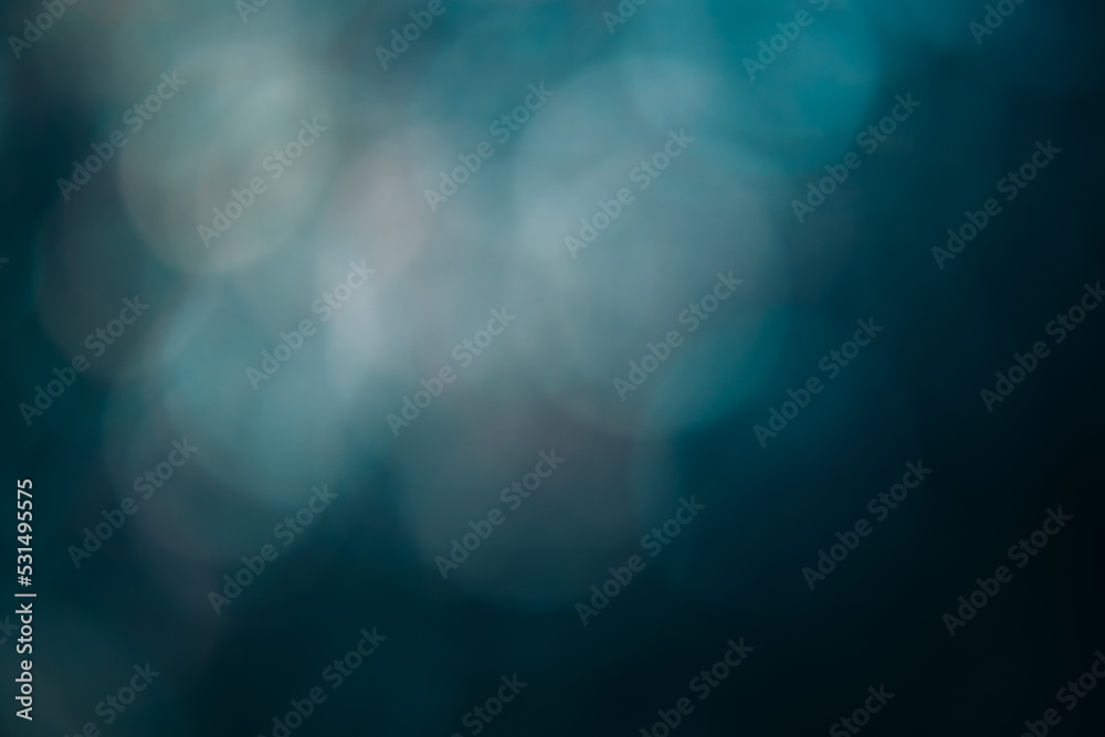 Bokeh light overlay. Lens flare texture. Blur circles glare. Defocused ...