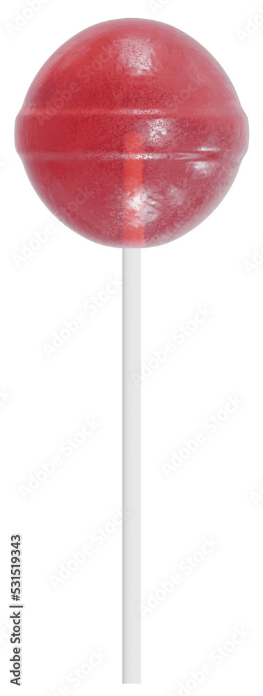 Lollipop. Render 3d. Isolated on transparent background, png. Stock ...