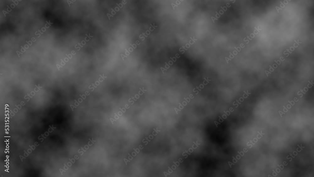 White smoke, fog on black background. Smoky, cloudy, transparent ...