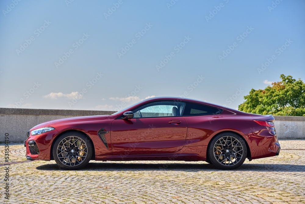 BMW M8 Competition. A luxury sports coupe, powered by a powerful eight ...