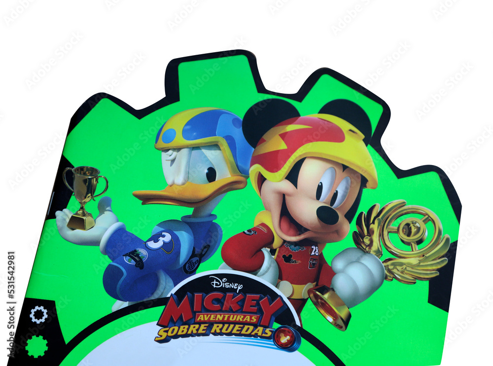 Disney coloring magazine. Mickey Adventures on wheels. Mickey Mouse and ...