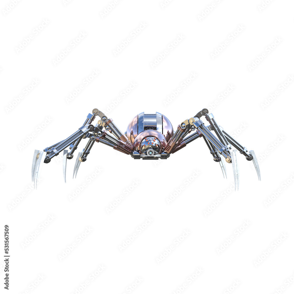 Mechanical Spider Artificial Intelligence. High resolution image ...