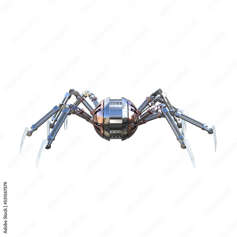 Mechanical Spider Artificial Intelligence. High resolution image ...