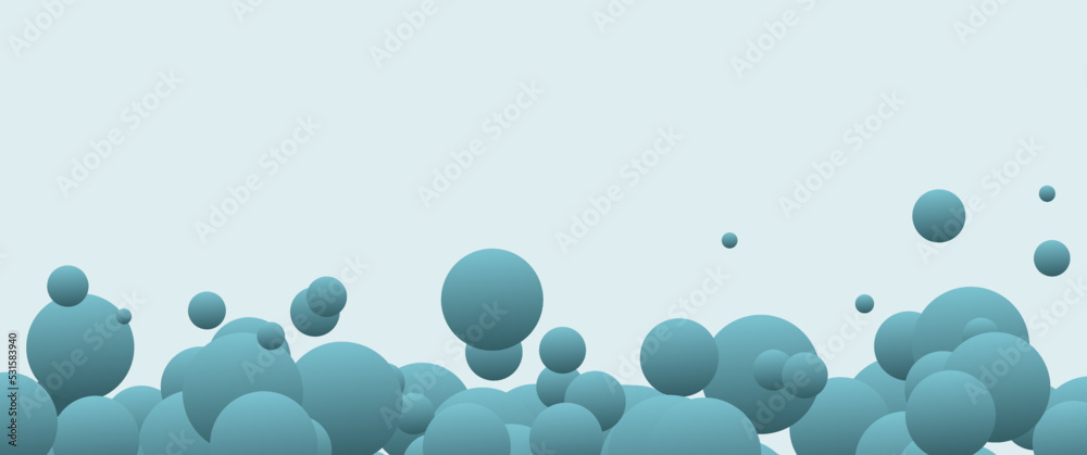 Abstract modern bubble gradient seamless pattern or background design, seamless bubble vector ...