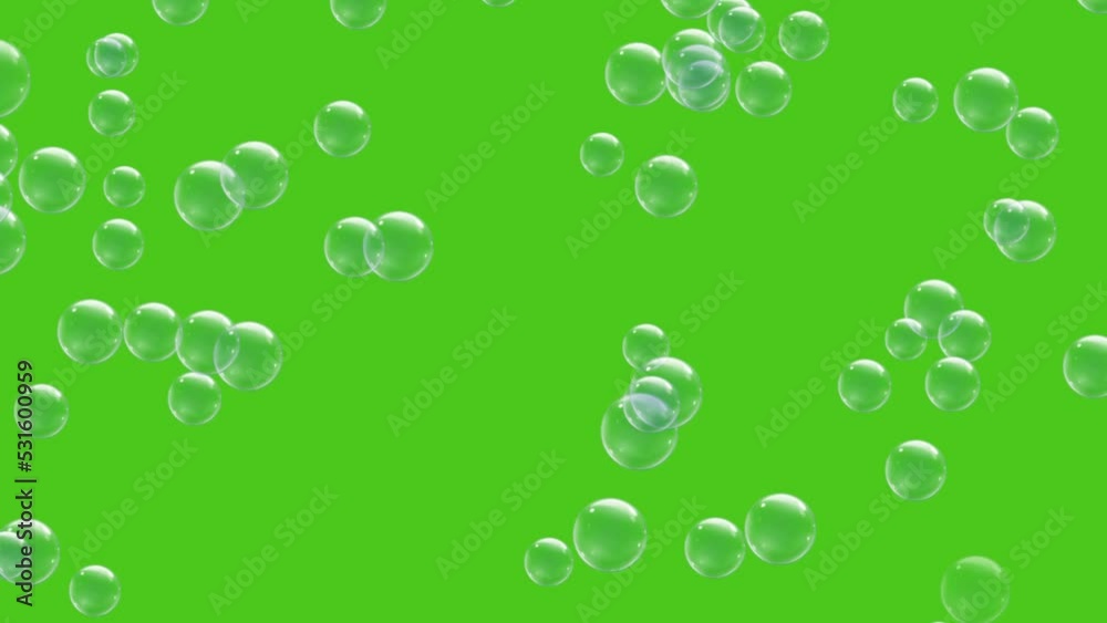 Vidéo Stock Abstract Various Air Bubbles in Water rising up slow motion ...