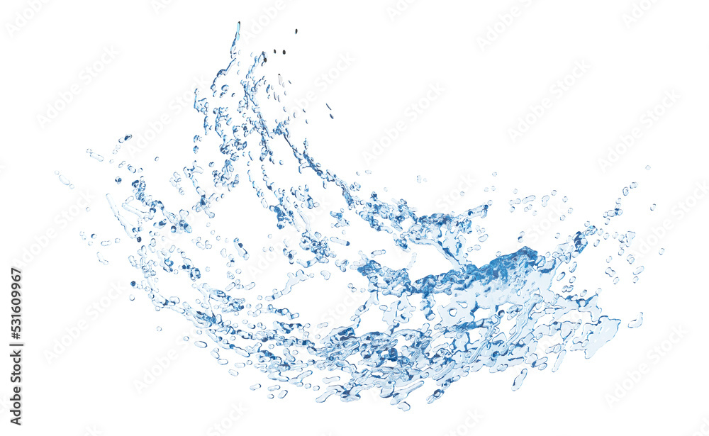Transparent Water Splash