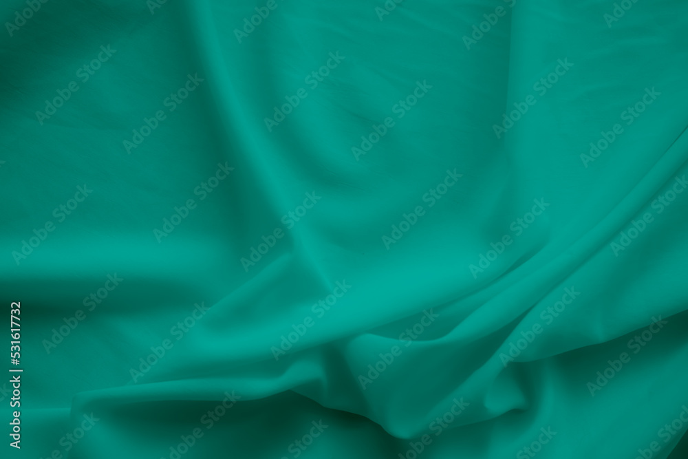 Green Color Cloth Pattern Background,Silk Wave Texture Design Backdrop ...