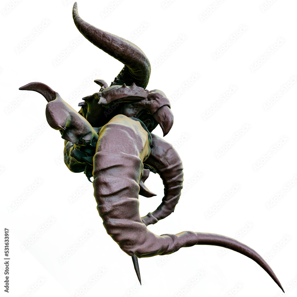 Abstract Organic Alien Tentacle Tendril | Transparent Background PNG ...