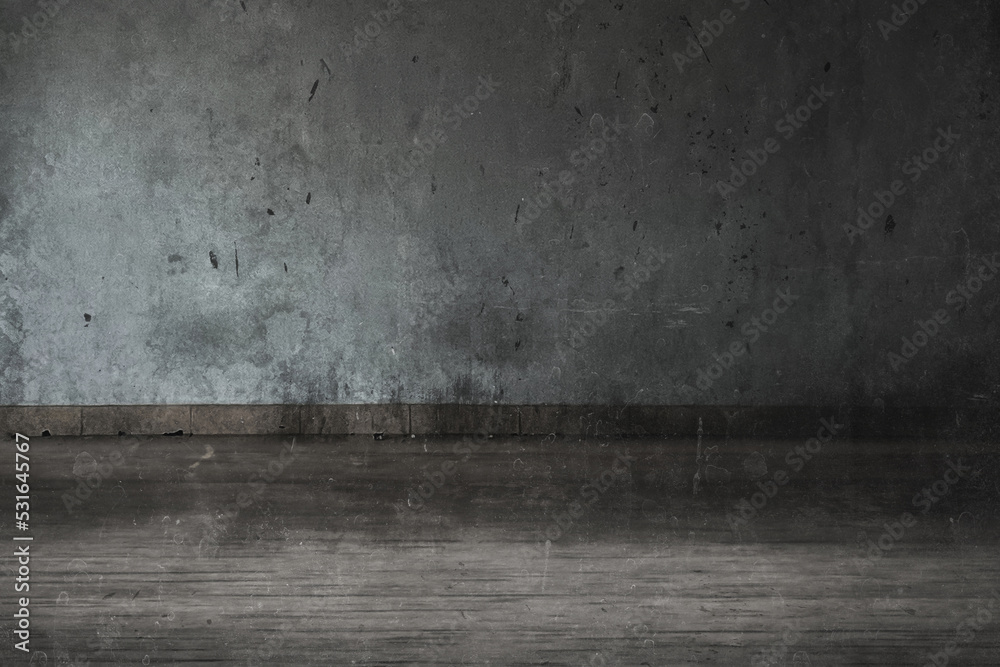 Old empty room, Horror background Stock Photo | Adobe Stock