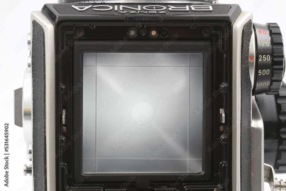 ZENZA BRONICA-classic 6x6 cm medium-format roll film camera with focal ...