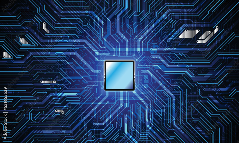 Abstract technology chip processor background circuit board and html ...