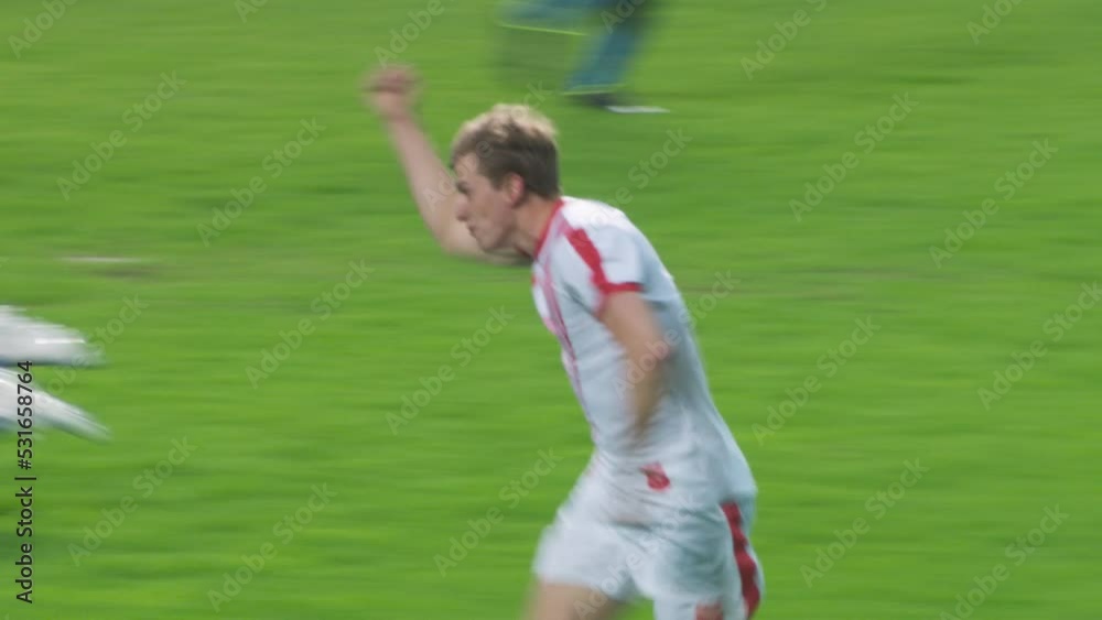 Soccer Football Championship: White Team Forward Attacks and Scores ...
