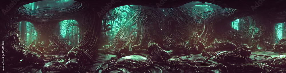 Extraterrestrial alien spaceship xenomorphs of extraterrestrial origin ...