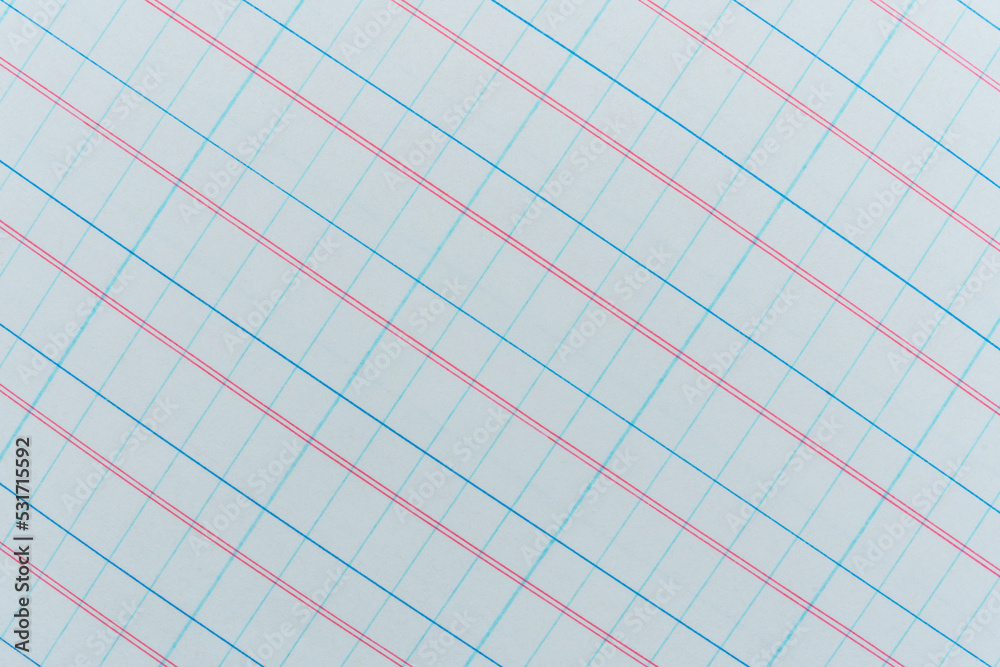 Graph paper texture background with empty grid columns set on an angle ...