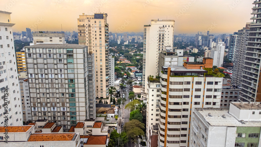Foto de Cidade Paisagem Urbana Prédios São Paulo Jardins Oscar Freire ...