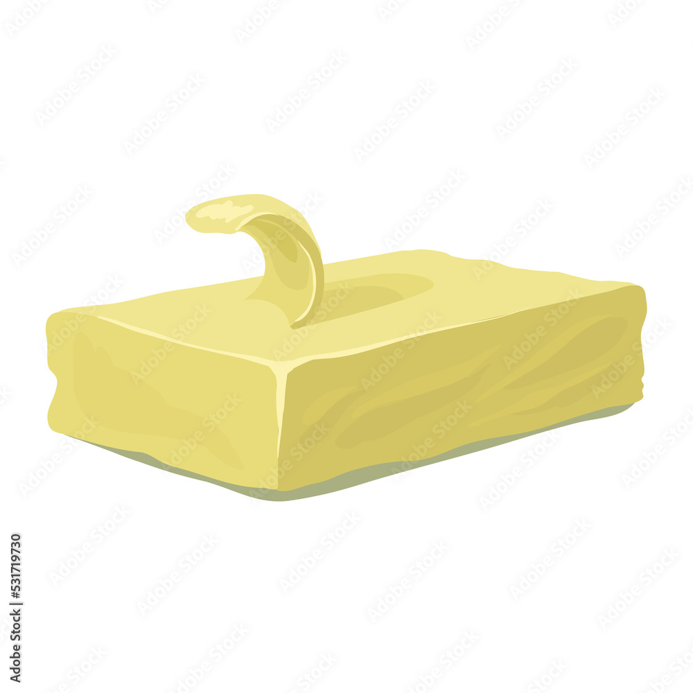 Butter Png Format With Transparent Background Stock Illustration ...