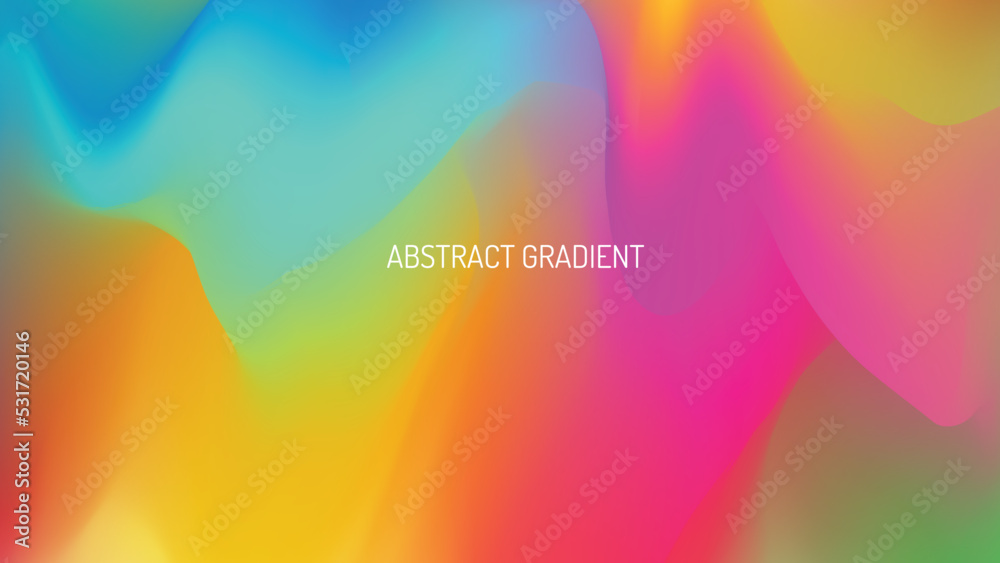 Abstract Light Animation Blur In Motion Multicolored Motion Gradient