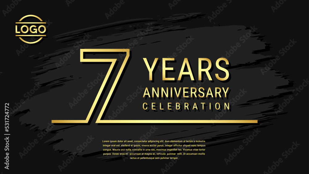 7 years anniversary celebration, anniversary celebration template ...