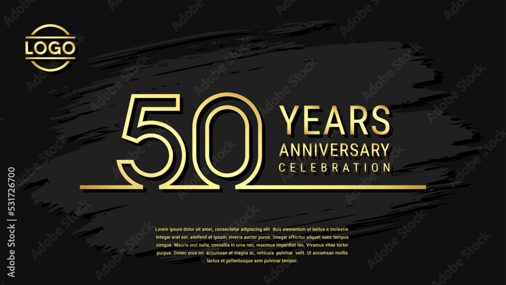 50 years anniversary celebration, anniversary celebration template ...
