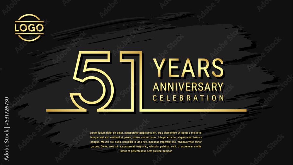 51 years anniversary celebration, anniversary celebration template ...