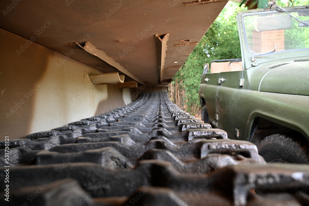 Tank Tracks wheels with stunning patterns and textures from use in the ...