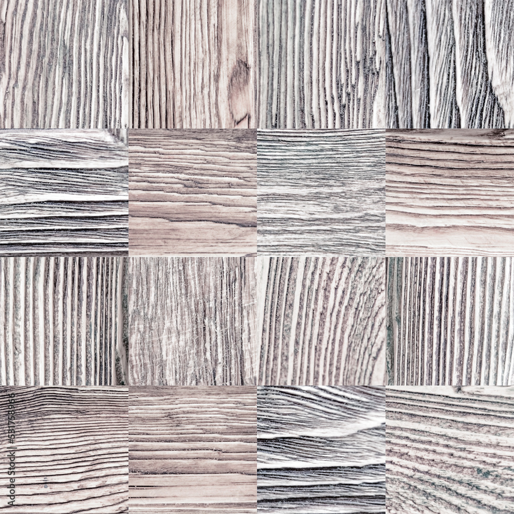 Old wood tile texture background. Texture from wooden tiles. Natural ...