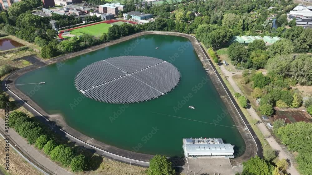 Solar panels energy system. Renewabale generation installation. Green ...