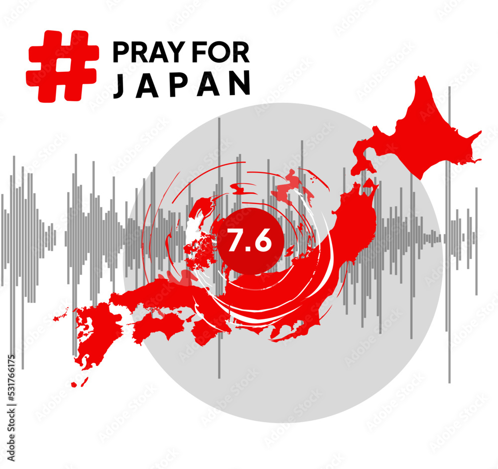 Pray for Japan - Oshika the symbol sorrow and pray of humanity from the ...