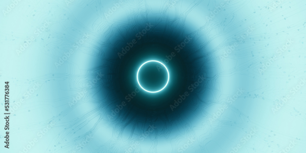 high tech circle technology background modern light pipe light circle ...