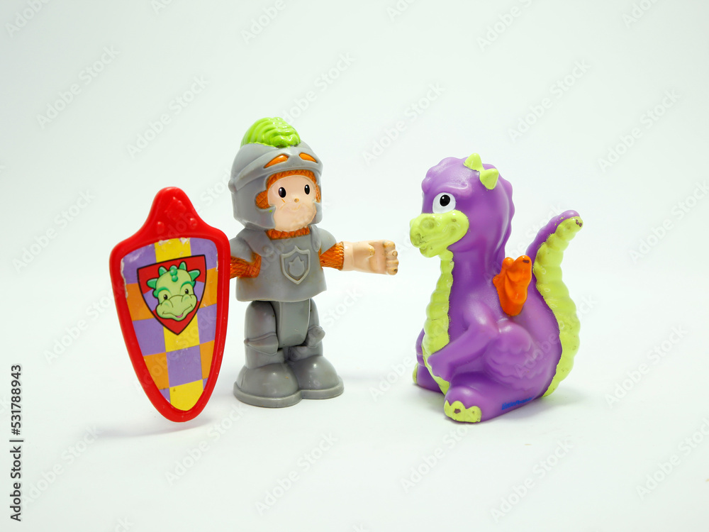 Fisher Price Little People. Dragon and knight. Prince slays dragons ...