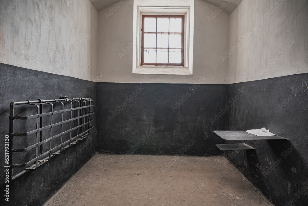 old abandoned chamber in the prison Stock Photo | Adobe Stock