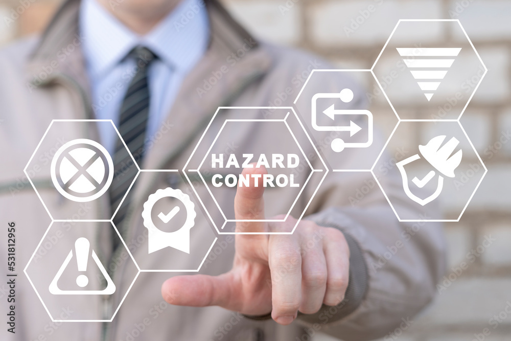 Hazard control business concept. Hierarchy of Hazard Controls has 5 ... Hazard control business concept. Hierarchy of Hazard Controls has 5 ...