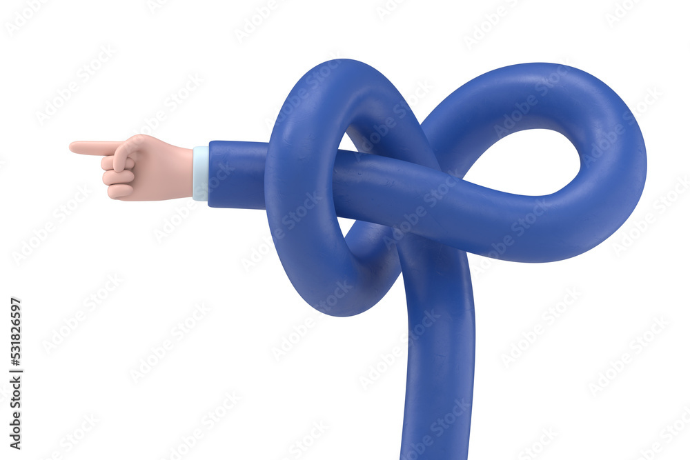 Transparent Backgrounds Mock-up.3D illustration of funny cartoon ...