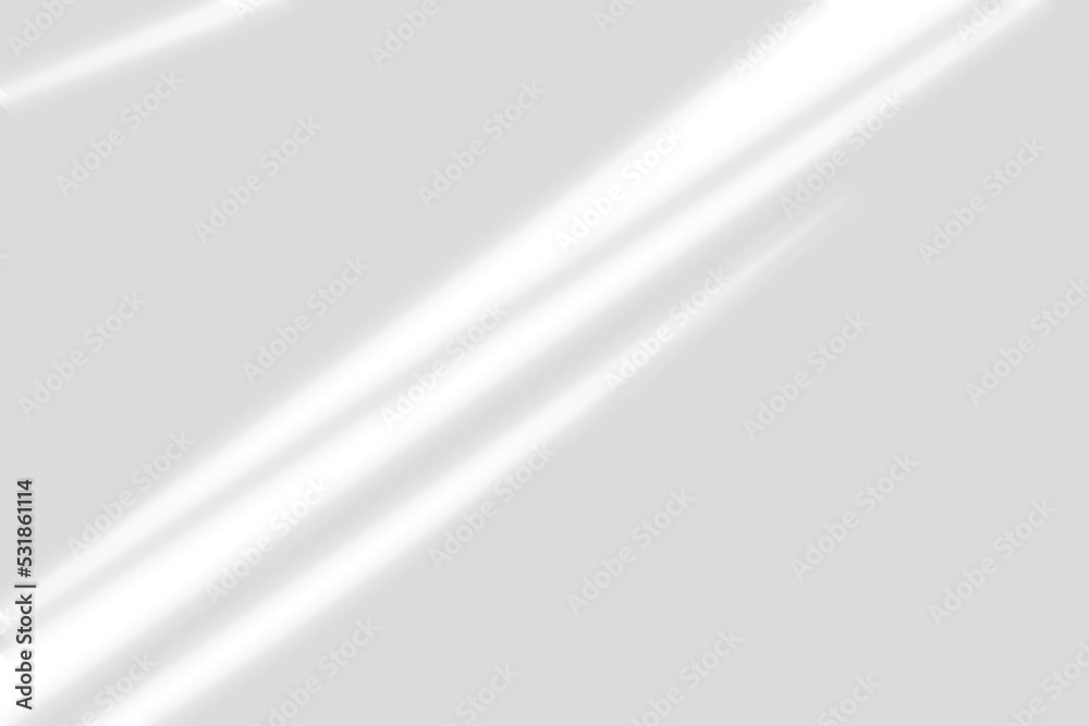 Abstract shadow and striped diagonal light background on white wall ...