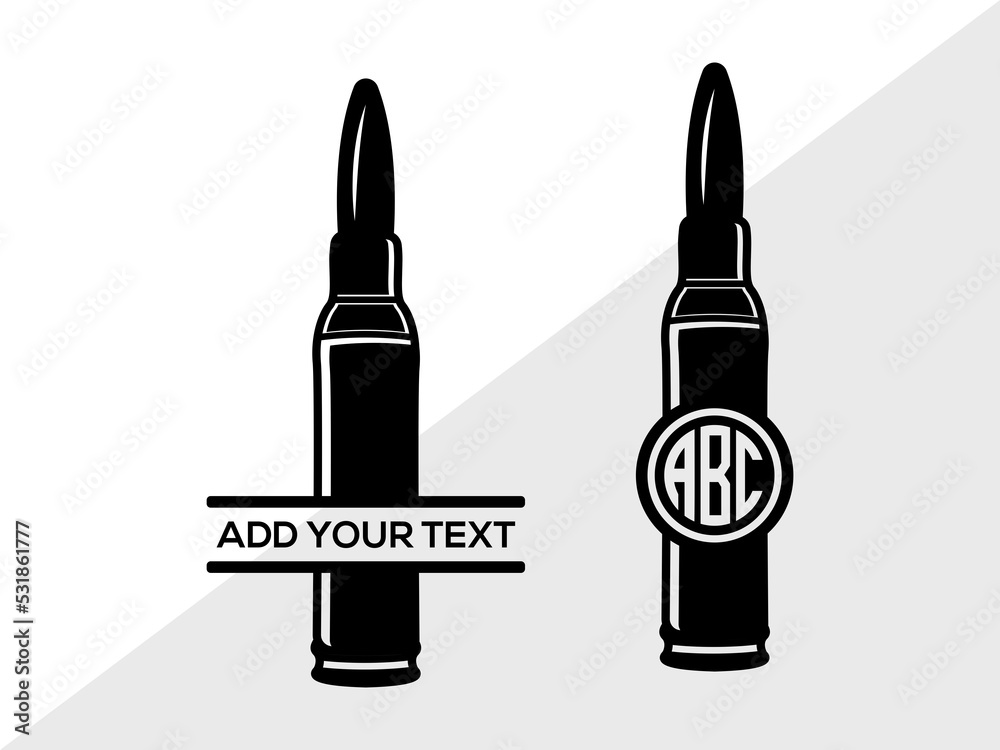 Bullet SVG, Gun Bullet Svg, Ammo Svg, Munition Svg, Bullets Sign Svg ...
