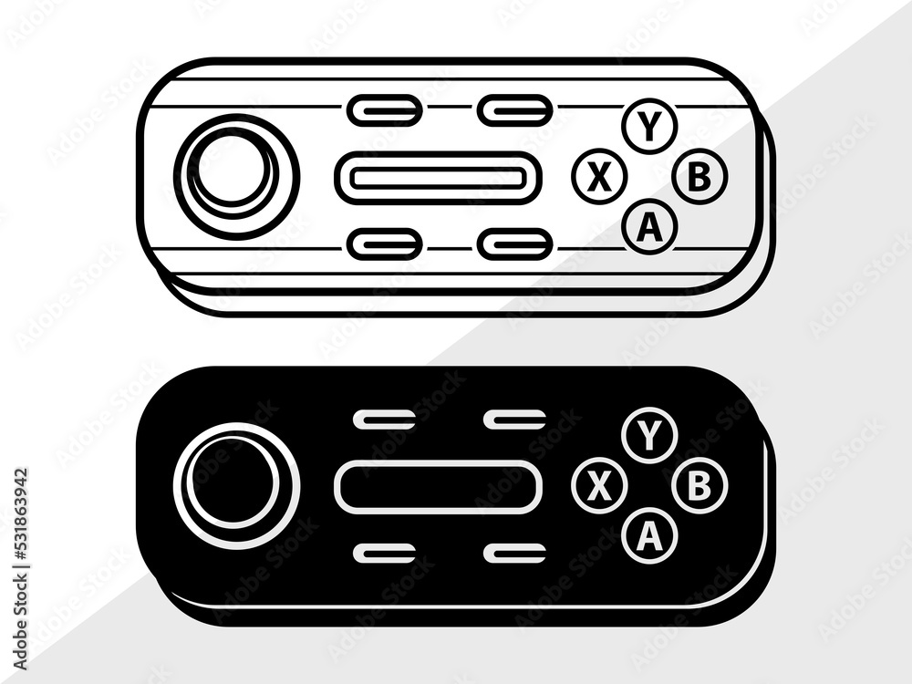 Vecteur Stock Game Controller SVG, Gamer Svg, Video Game Svg, PS4 ...