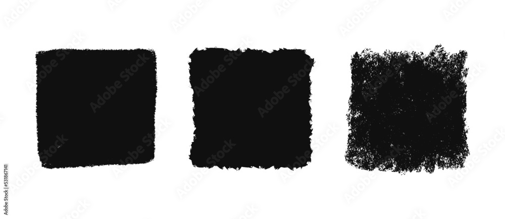 Grunge square template backgrounds. Hand drawn rectangular shapes ... Grunge square template backgrounds. Hand drawn rectangular shapes ...