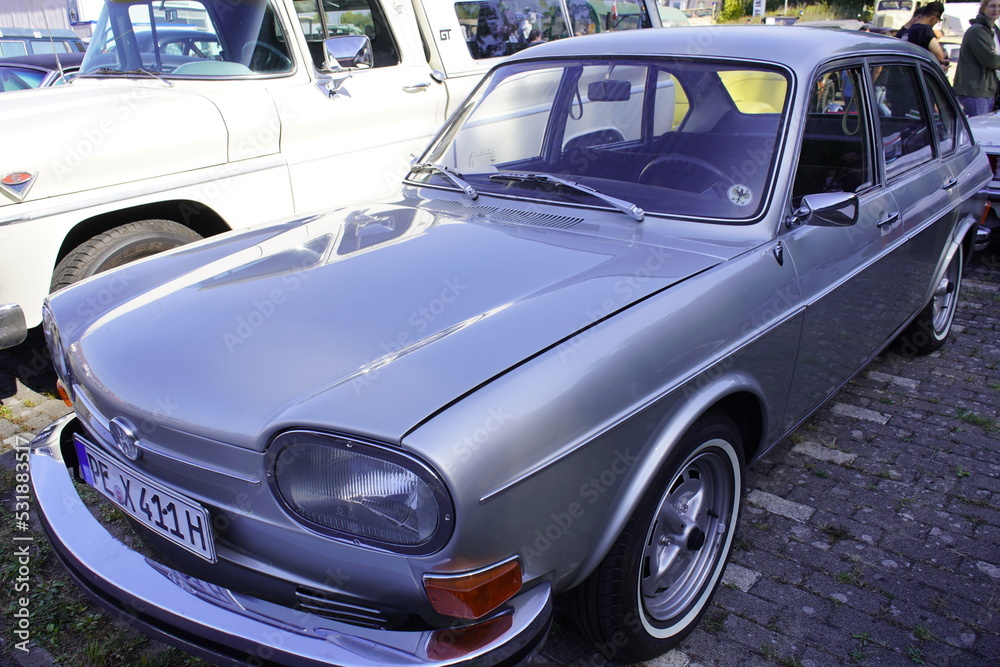 Garbsen, Germany, September 4, 2022. The VW Type 4 was a Volkswagen ...