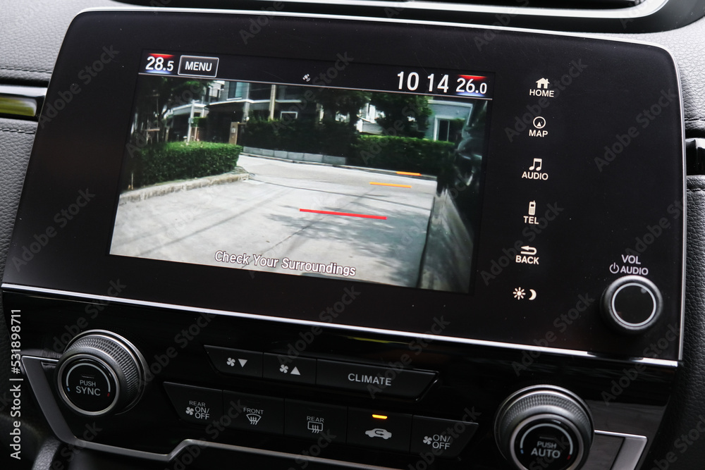 Rear view monitor for reversing system Car display and rear view camera ...