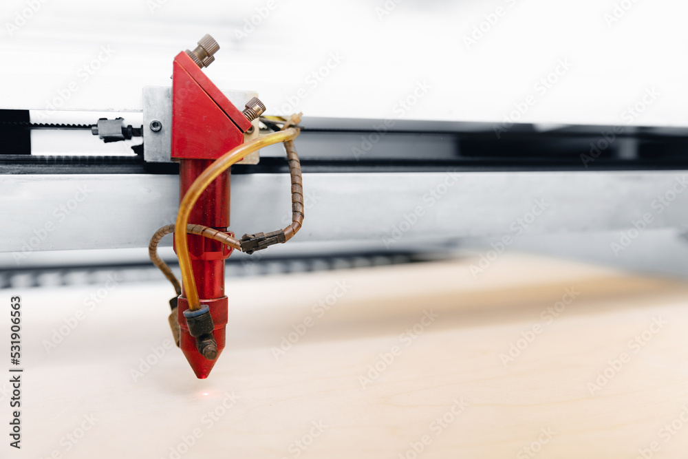 Banner background Modern machine industrial technology CNC laser ...