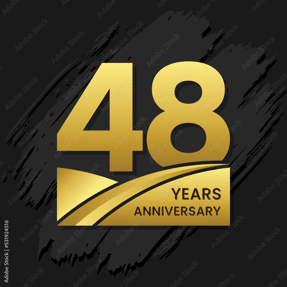 48 years anniversary celebration, anniversary celebration template ...