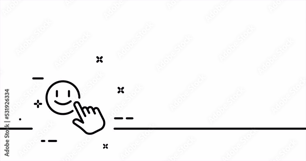 Smiling emoticon with hand. Send reaction, emoji, choose, comment ...