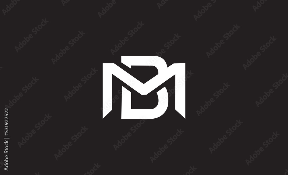 MB Letter Logo Design. Creative Modern M B Letters icon vector ...