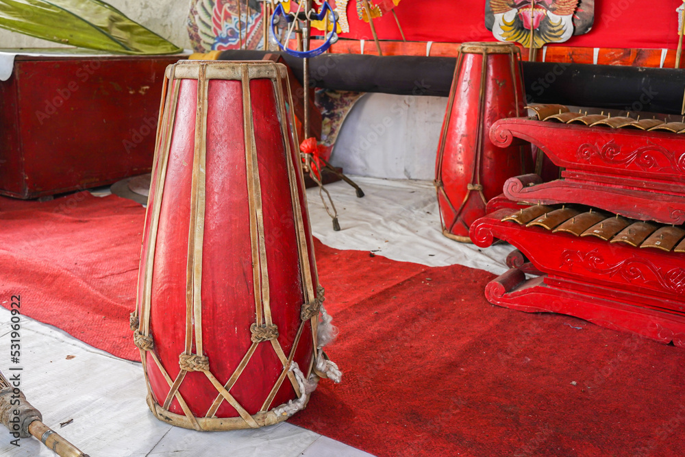 Jakarta, Indonesia, August 10 2022 : A Traditional Drum Musical ...